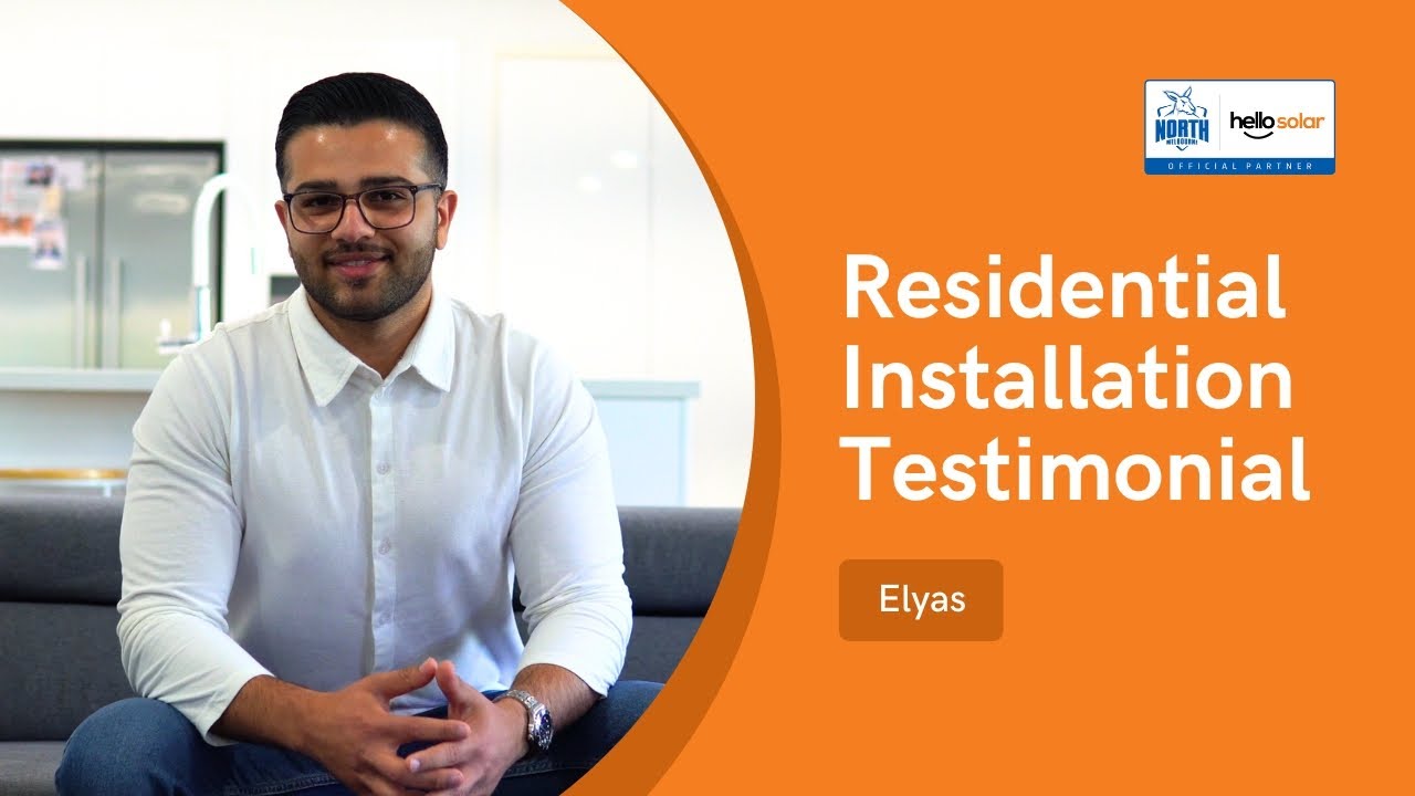 Hello Solar Residential Installation Testimonial - Elyas - YouTube