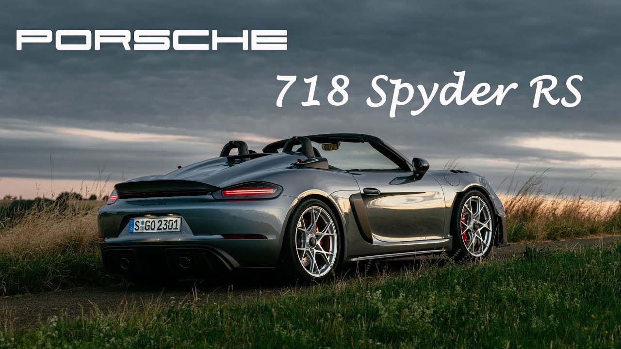 Porsche 718 Spyder RS - Color: Vanadium Grey Metallic - YouTube