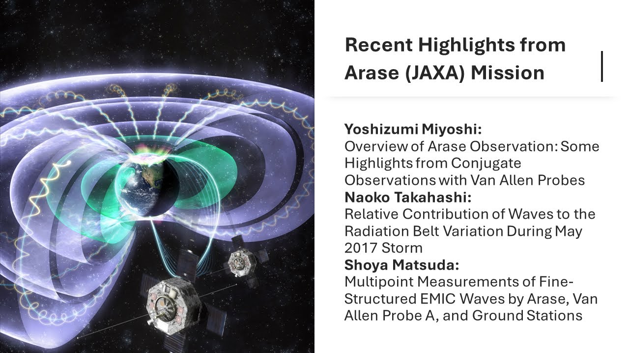 Recent Highlights from Arase (JAXA) Mission - YouTube