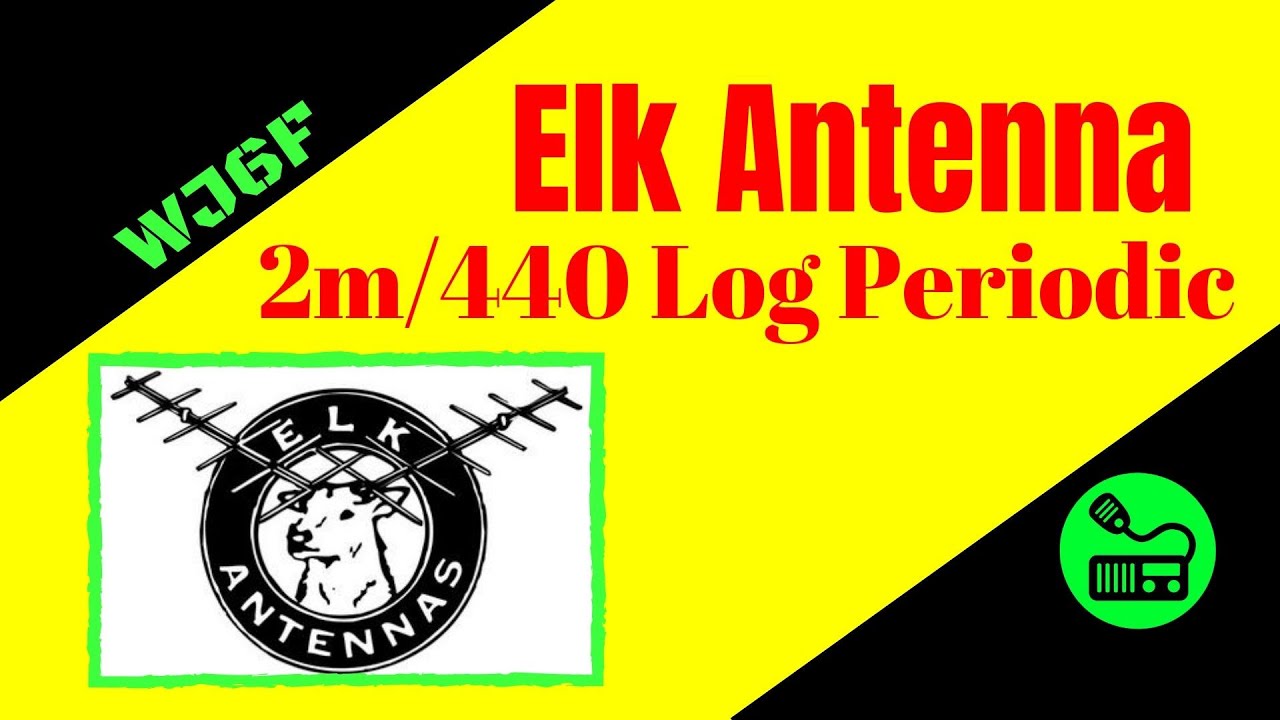 Ham Radio Antenna - Elk Antenna 2M/440 Log Periodic Antenna - YouTube