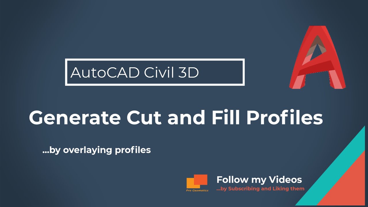 How to make proposed design for Cut and Fill Profiles on Autocad Civil ...