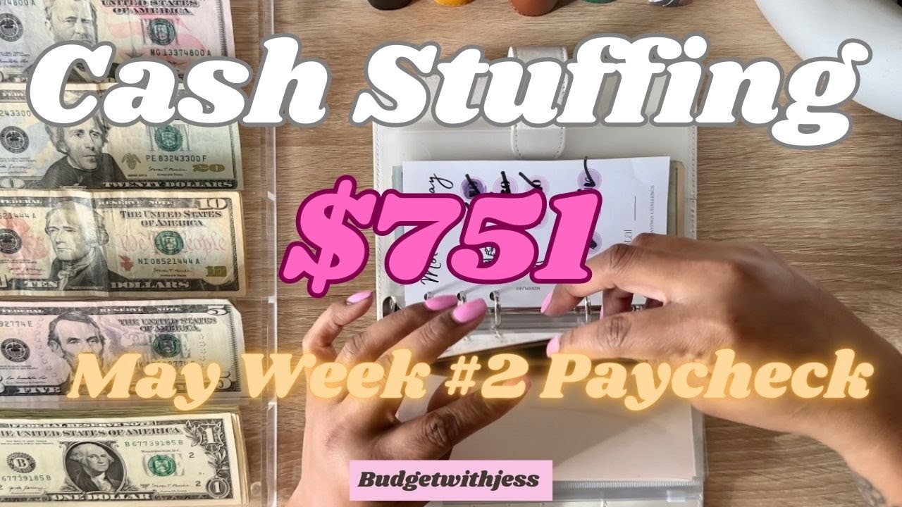 Cash Stuffing | $751 | Cash Envelope System | Savings Challenges | Dave ...