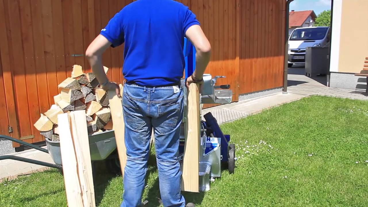 Binderberger Kurzholzspalter H8 Kombi / Short Wood Splitter Combi - YouTube
