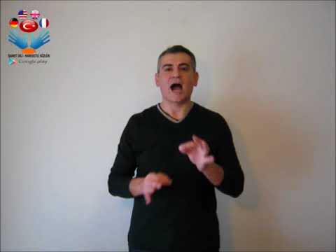 Amca - işaret dili