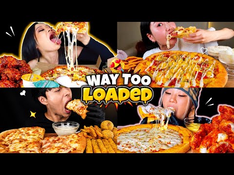 The 😱*Most LOADED Pizza*🍕 Mukbang Ever | SATISFYING ASMR 