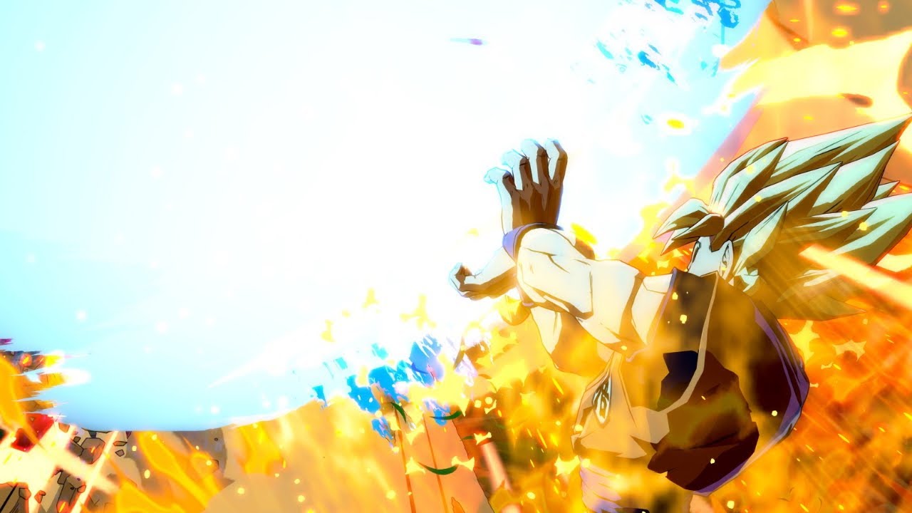 SSJ Goku BLASTS Cell (DBFZ RAINBOW) - YouTube