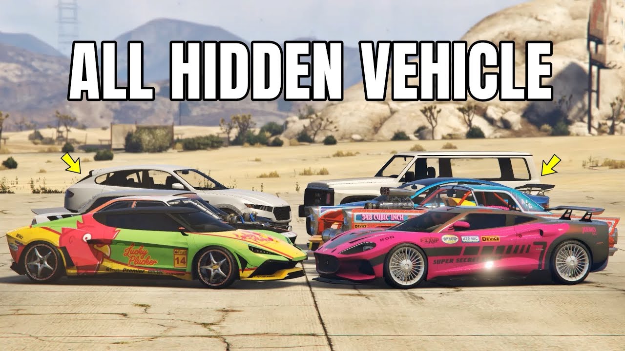 GTA 5 ONLINE - ALL HIDDEN UNRELEASED CARS (The Diamond Casino & Resort ...