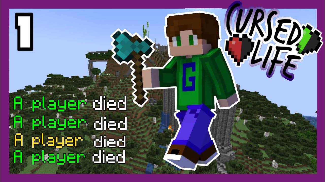 The CHAOTIC Start! - Cursed Life Ep. 1 #minecraft - YouTube
