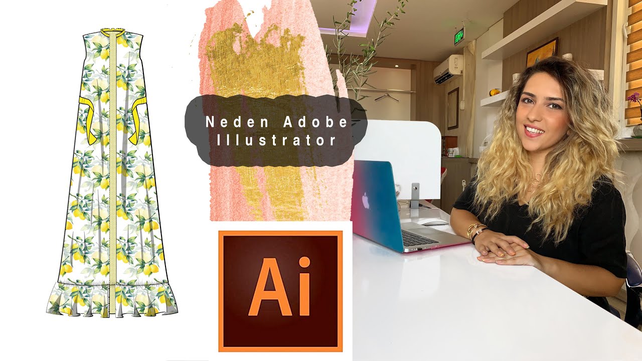 Moda Tasarima Giriş 1 | Moda teknik çizim | Adobe Illustrator - YouTube