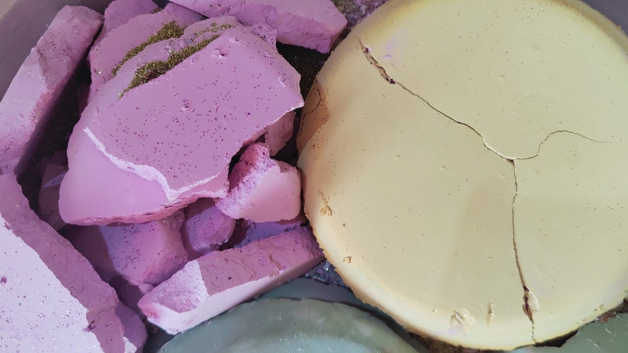 6 plates of gymchalk and broken PCs | asmr | Oddly Satisfying - YouTube