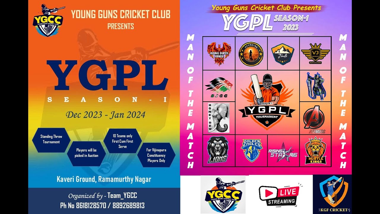 TEAM PANDAVAS VS TEAM AVENGERS | YGPL SEASON 1| BANGALORE - YouTube