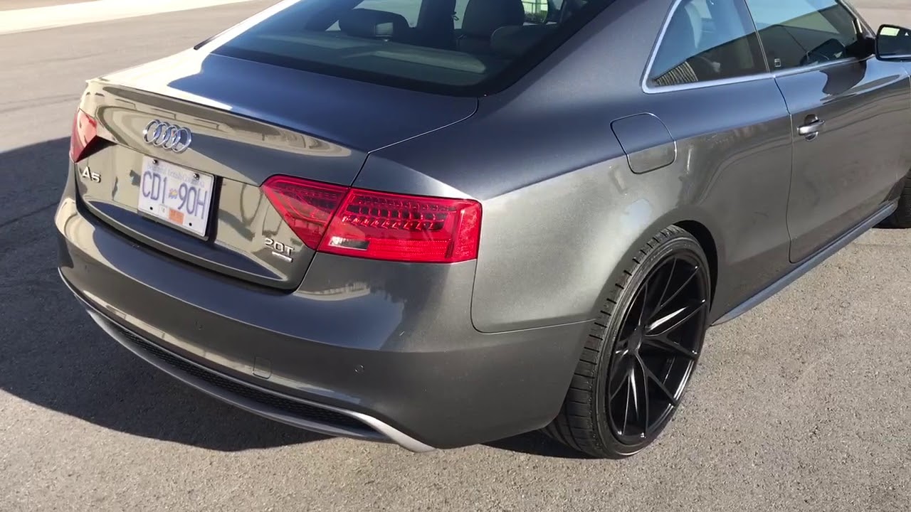Audi A5 on 20’s - YouTube