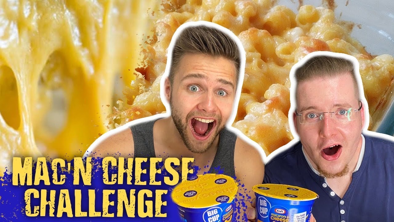MAC'N CHEESE CHALLENGE - MIT SENFSHAKE BESTRAFUNG - YouTube