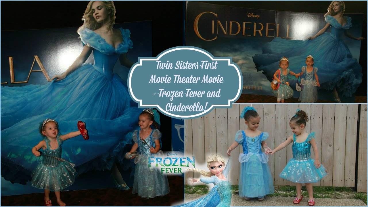 Twin Toddler 2 Year Old Sisters - First Movie Theater movie ...