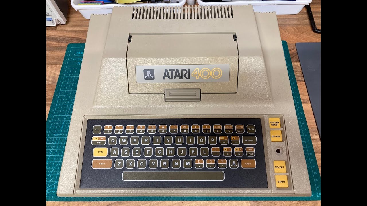 1982 Atari 400 - Post Restoration Testing - YouTube