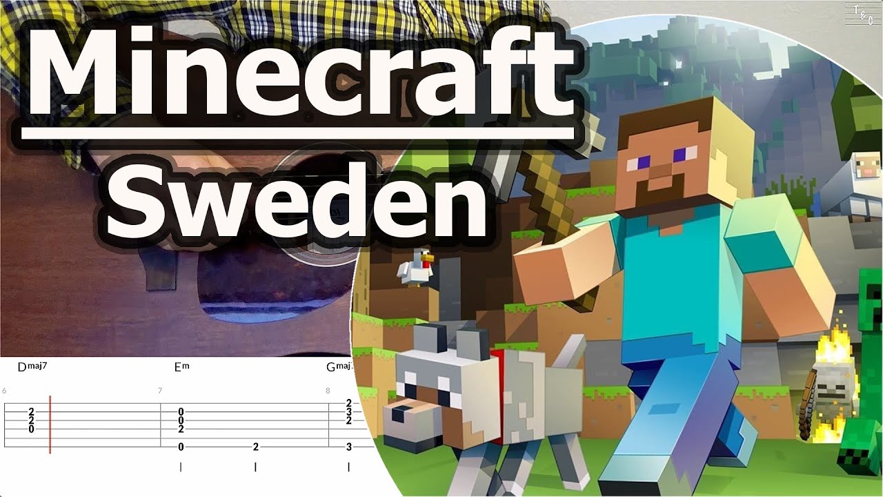 Minecraft - Sweden | Fingerstyle Guitar Tabs Tutorial - YouTube