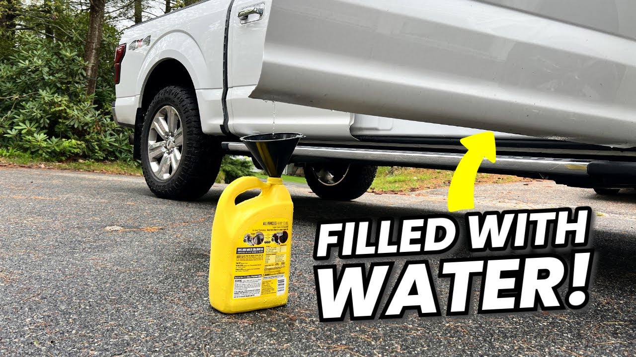 My F150 Door is Filled with Water! | How to CLEAN the door drains - YouTube