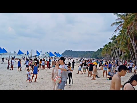 This is BORACAY White Beach Path on June 6 2024 Afternoon Walk Time 6 ...