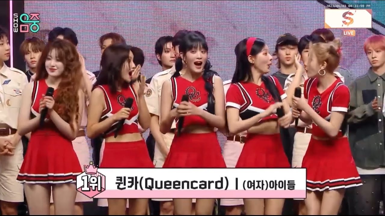 (G)I-DLE win 1st place with QUEENCARD on MBC Show! Music Core 230603 - YouTube