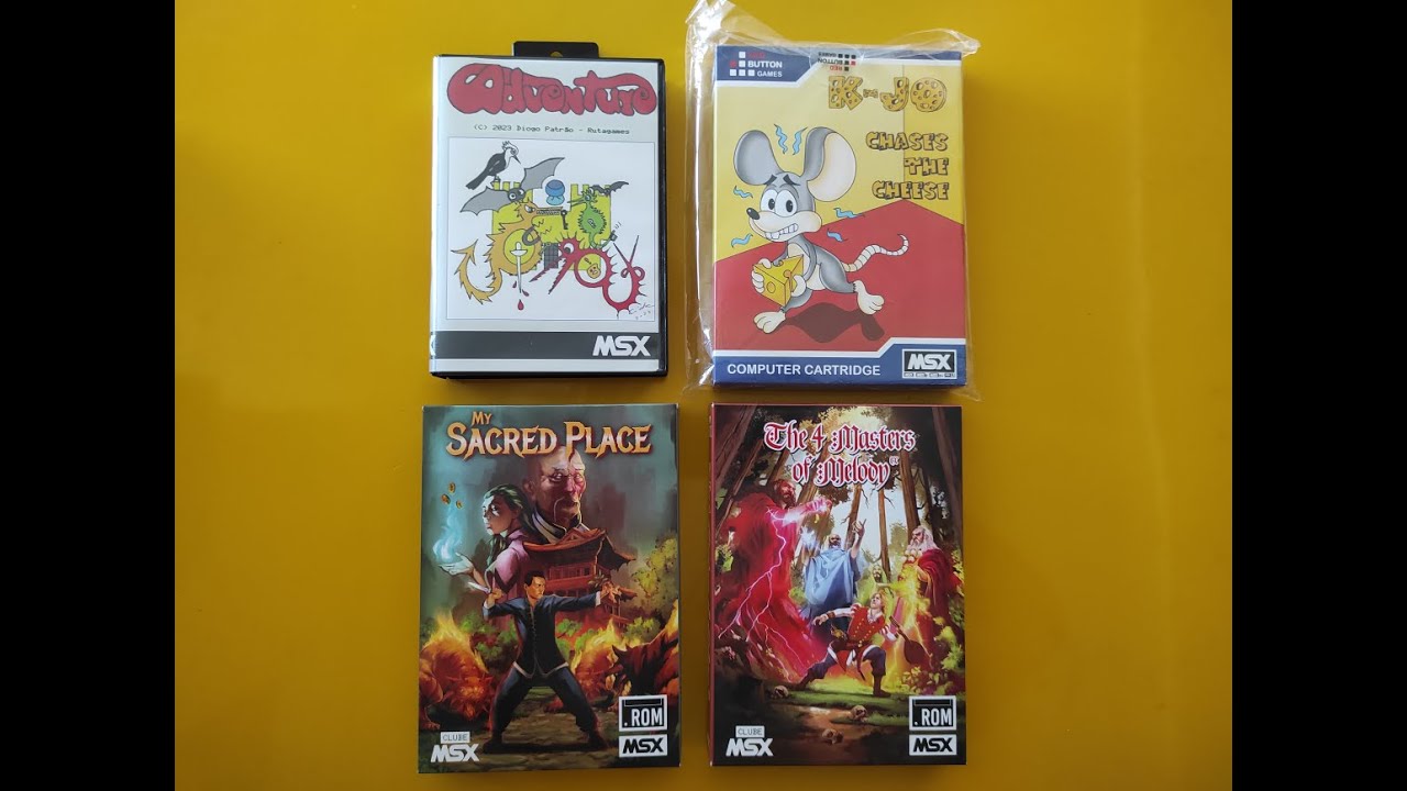 Jogos MSX produzidos com o compilador MSXBAS2ROM - YouTube