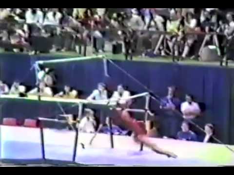 1ST T URS Olga Mostepanova UB 1985 World Gymnastics Championships 9 900 ...