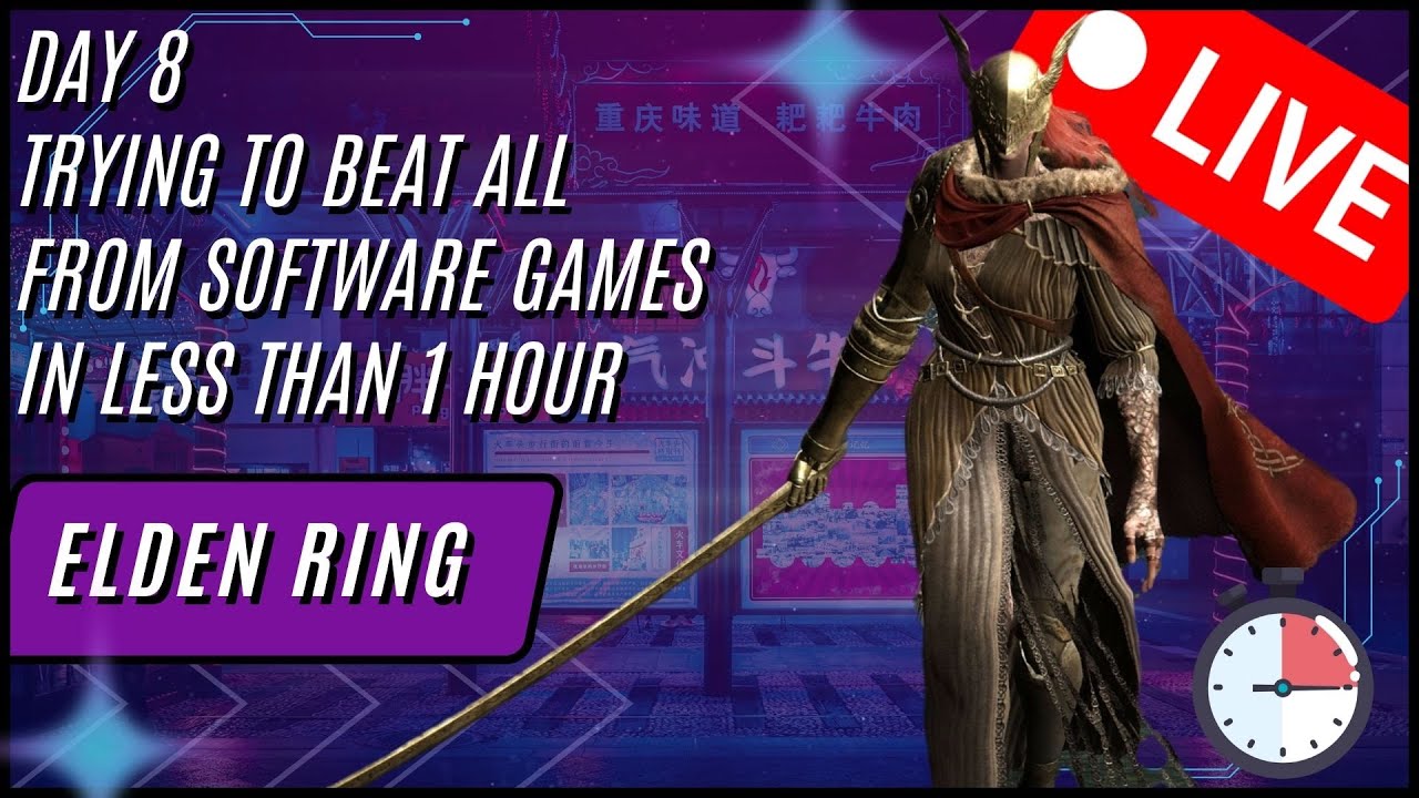 Day 8 - Elden Ring in under 1hr - Fire Giant practice - YouTube