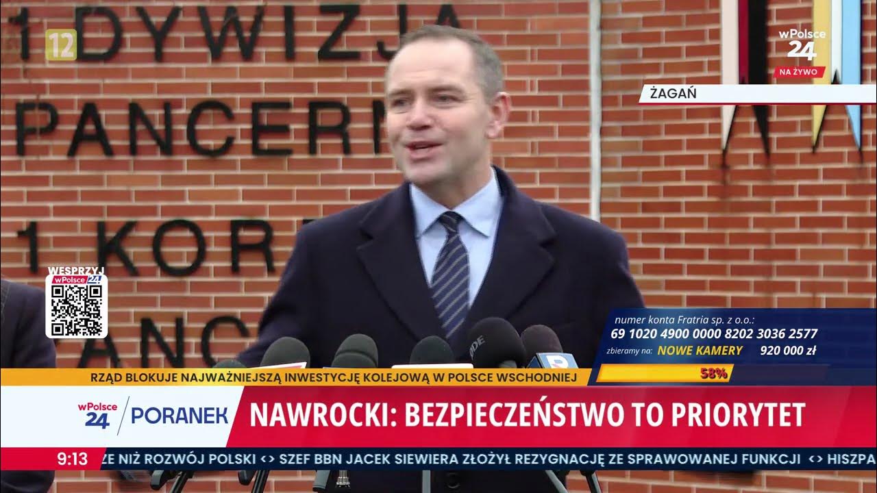 K. Nawrocki w Żaganiu: nie dla paktu migracyjnego! - YouTube