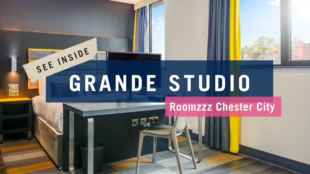 Grande Studio | Apartment Tour | Roomzzz Chester City - YouTube