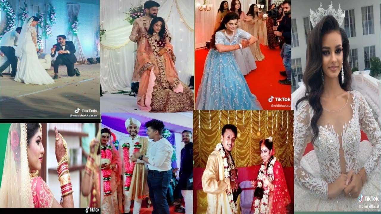 Wedding tik tok Videos compilation||Romantic Couple||Wedding Shoots😘😃 ...