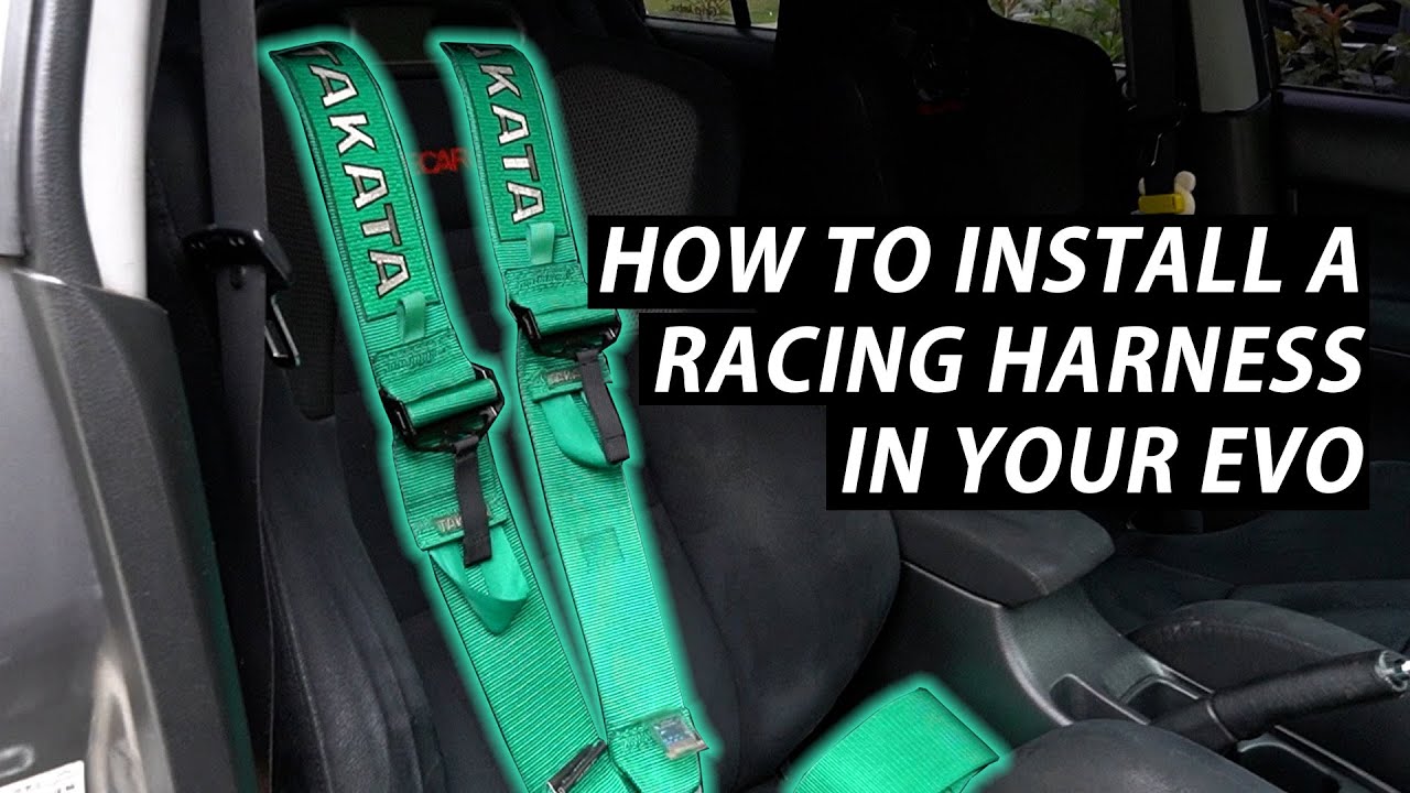 How to Install a Racing Harness in your Evo - YouTube