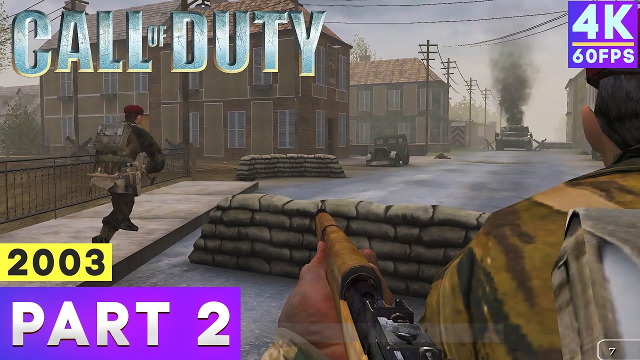 Call of Duty 1 - The Eder Dam 2003 - Gameplay NO commentary walkthrough ...