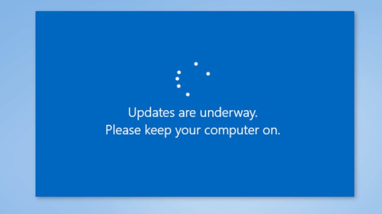 NEW 2023 Updates are Underway Please Keep your Computer on Windows 10/ ...