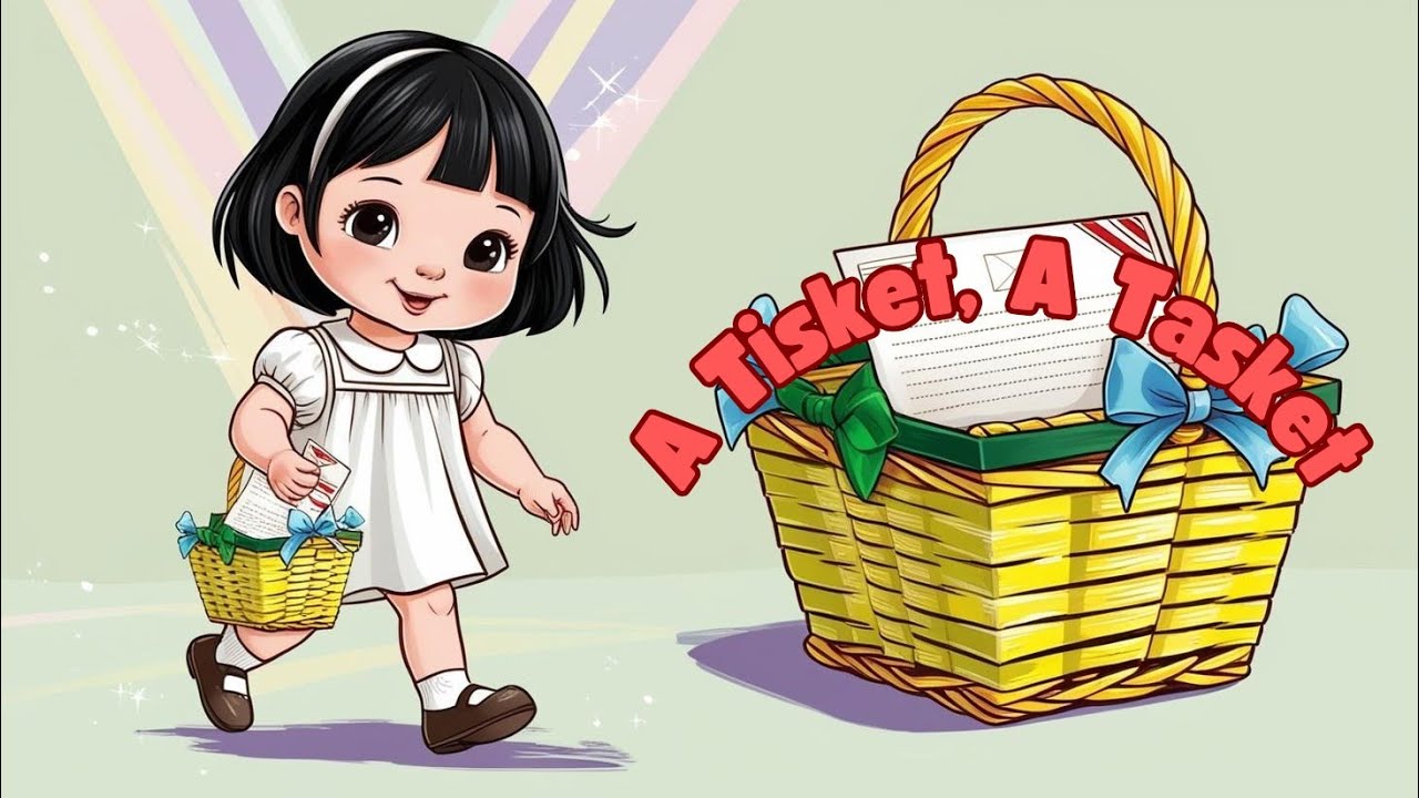 A Tisket, A Tasket Song || Nursery Rhyme || Kindergarten Kids - YouTube