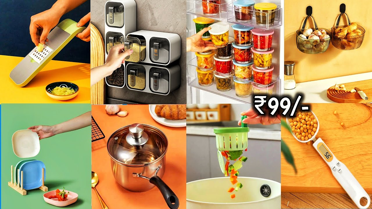 Amazon Smart Kitchen Tools & Organisers | Space Saving Racks UNDER ₹60 ...