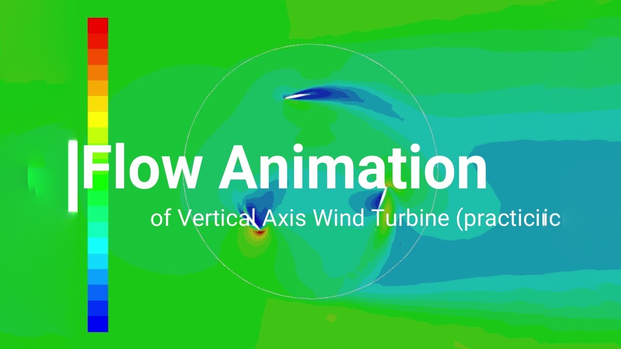 Vertical Wind Turbine Animation