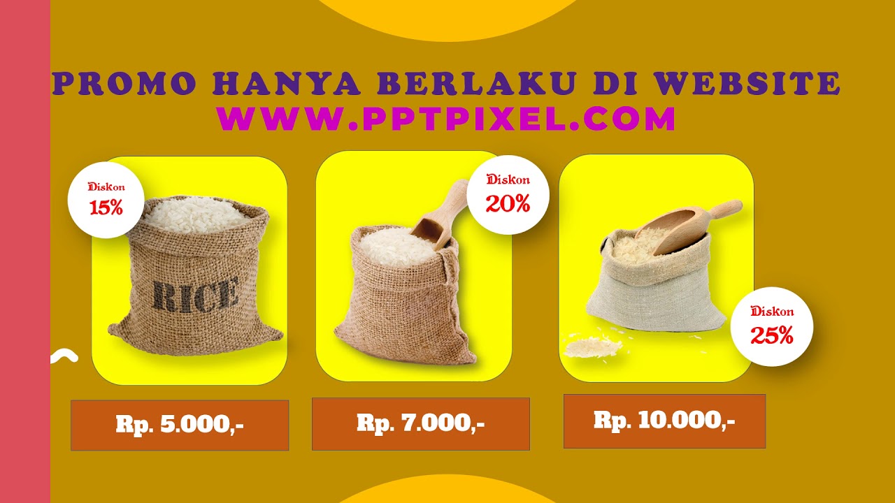 VIDEO PROMOSI, IKLAN JUAL BERAS SUBANG, BERAS THAILAND, THAILAND RICE ...