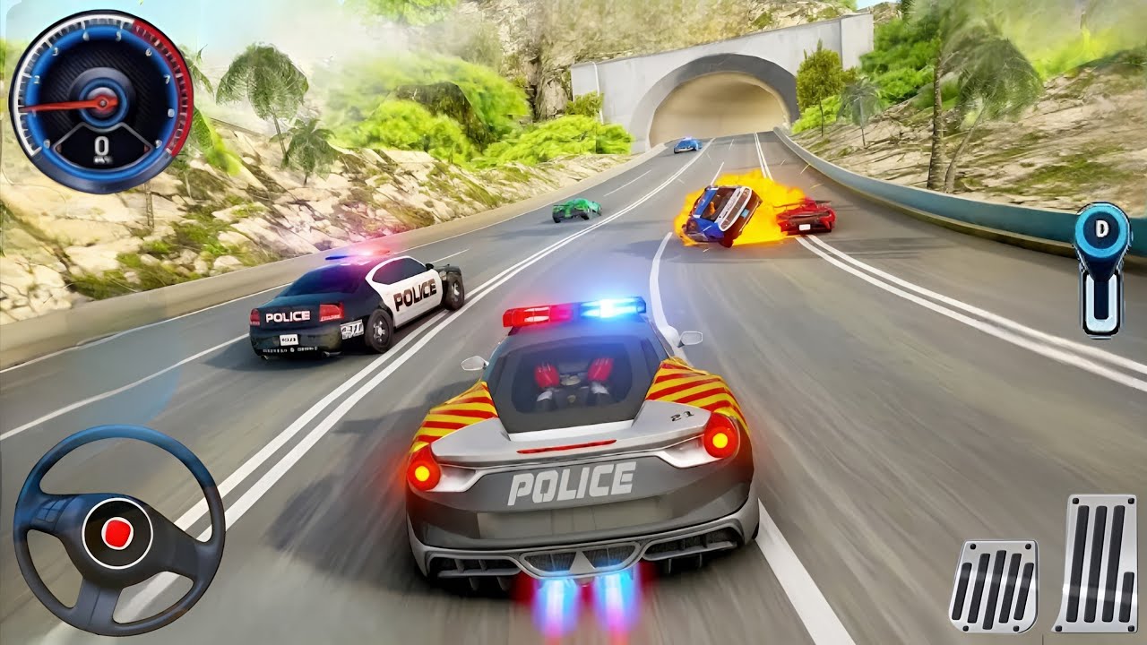 US Police Car Chase Simulator 3D - Extreme Car Driving Game | Android ...