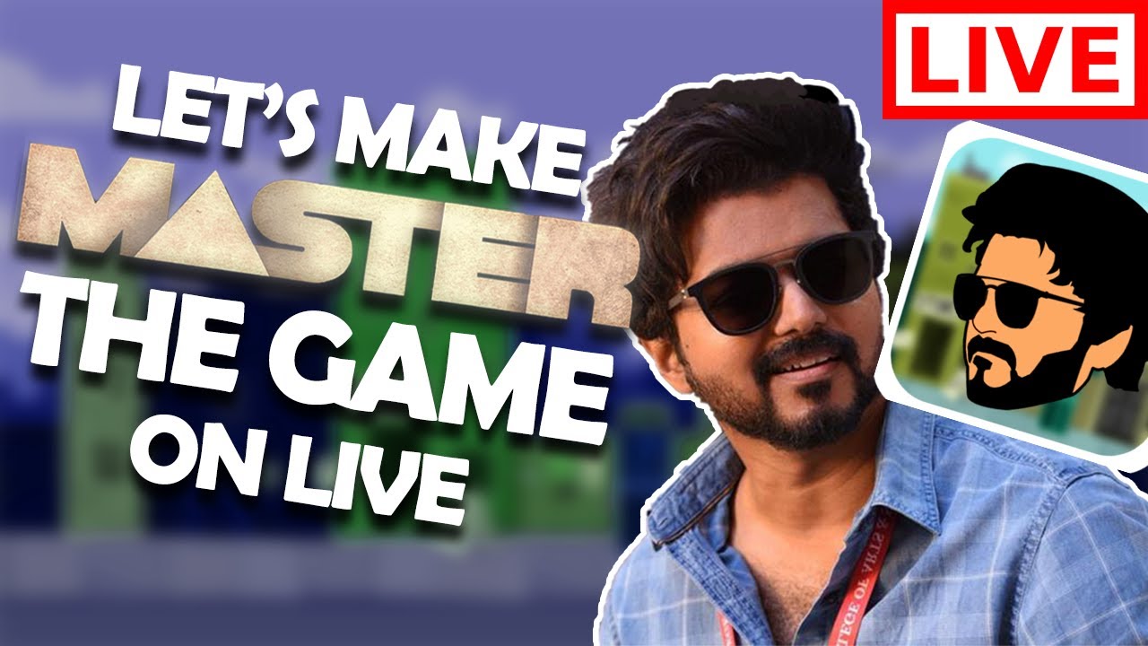 🔴LIVE Lets Make Master Game Live || Tamil Game For Thalapathy Vijay ...