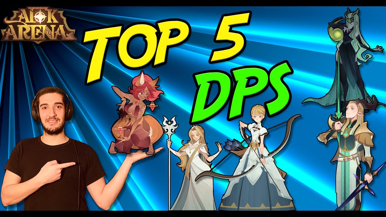 AFK Arena - Top 5 DPS f2p - Late Game - YouTube