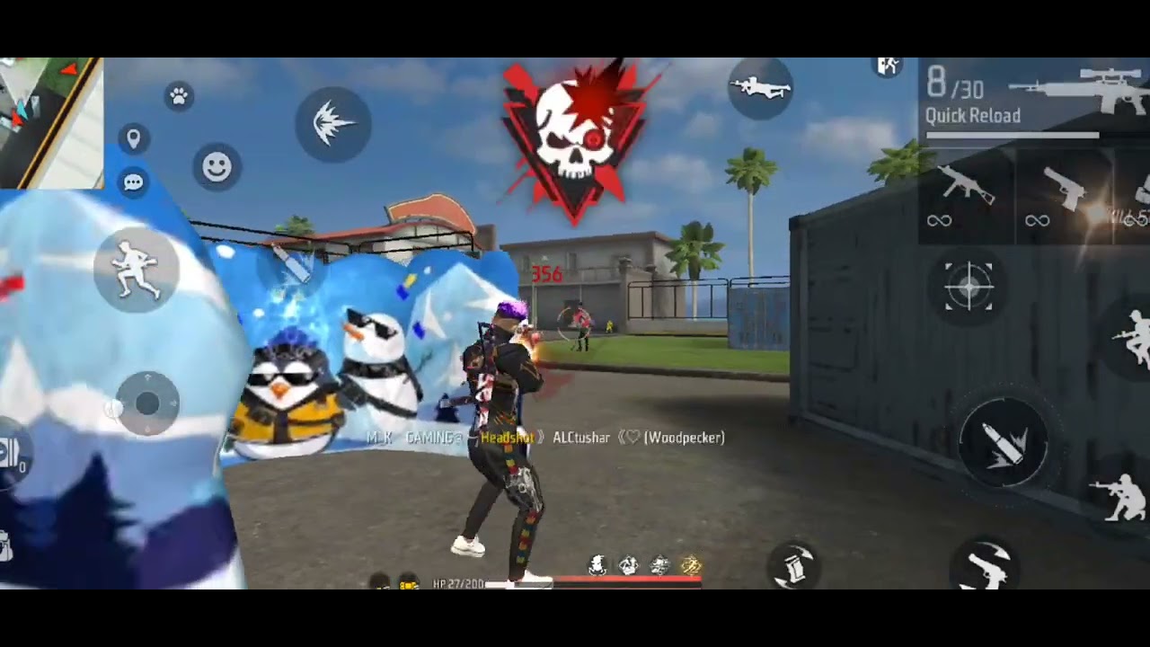 [MK Gaming] Free Fire Frist Gameplay With Video Uploaded Garena Free ...