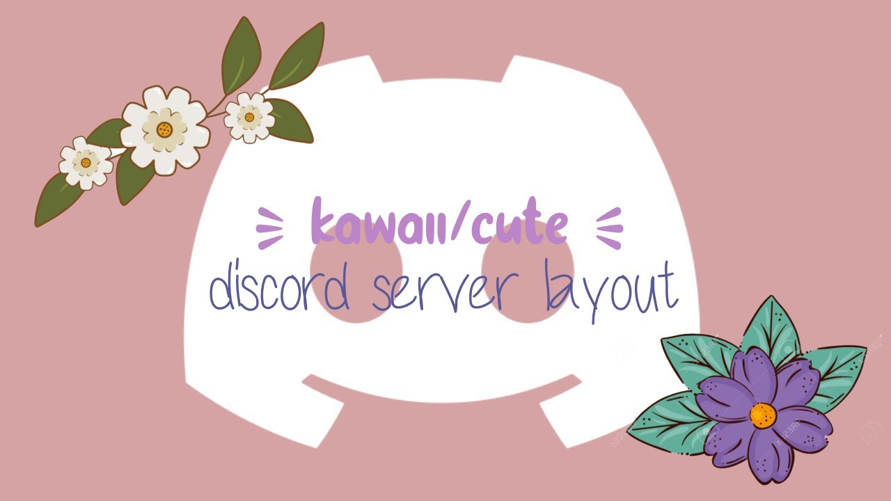 ꒰🌸🦋꒱ ༉‧₊˚ kawaii/cute discord server layout! ‧₊˚ ༉ - YouTube