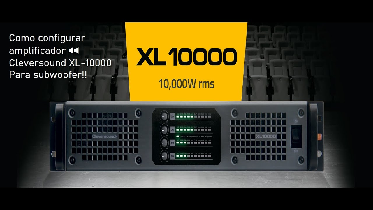 Como configurar el amplificador XL-10000 para subwoofer 🔈🔈!! - YouTube
