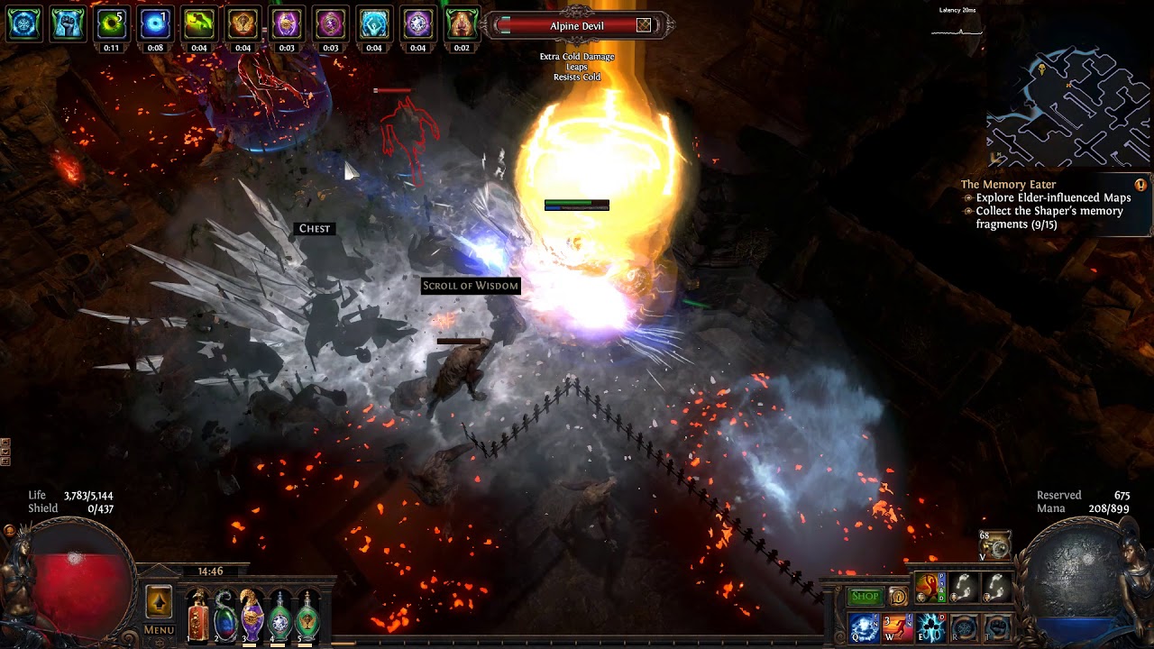 Poet's Pen GC/BF Pathfinder (PoE 3.2) Tier 12 Torture chamber - YouTube