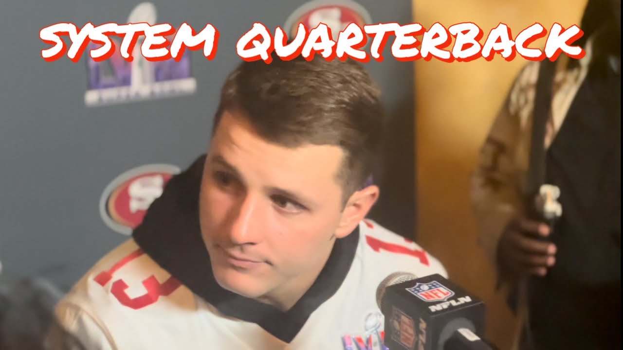 Brock Purdy Explains Why it’s OK to be a System Quarterback - YouTube
