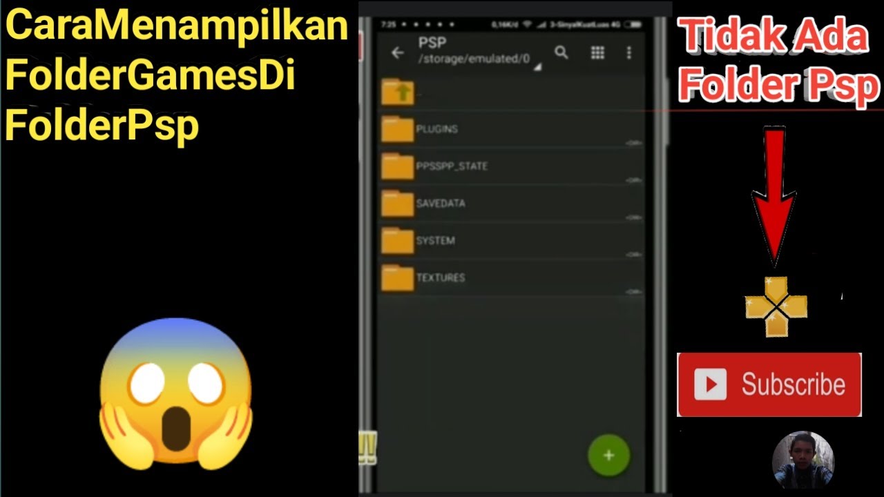 CARA MENAMPILKAN FOLDER GAMES DI FOLDER PSP DI ANDROID - YouTube
