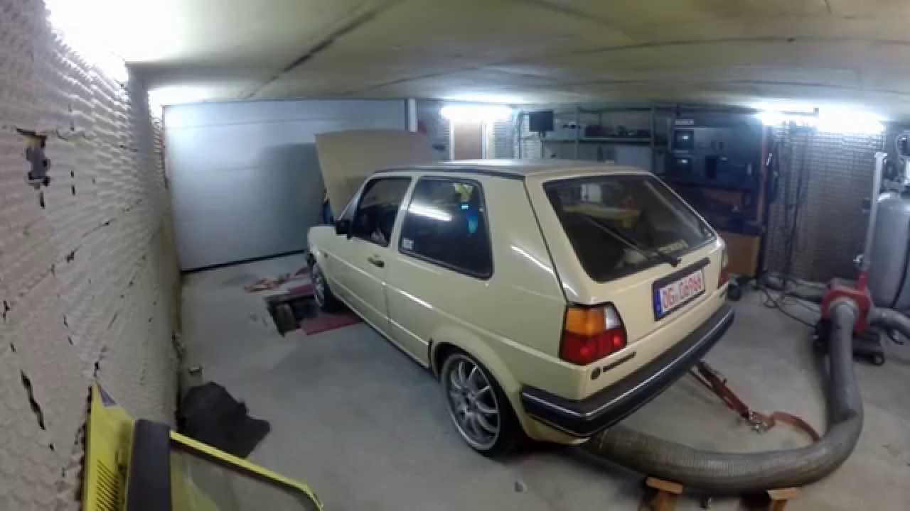Golf II 16V G60 und Turbo kombiniert. 444Ps - YouTube