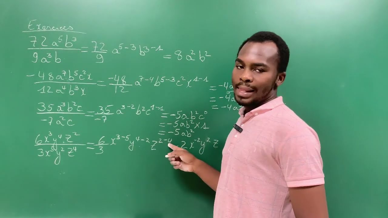 Maths avec Maillette Jovensky « Division des monômes » - YouTube