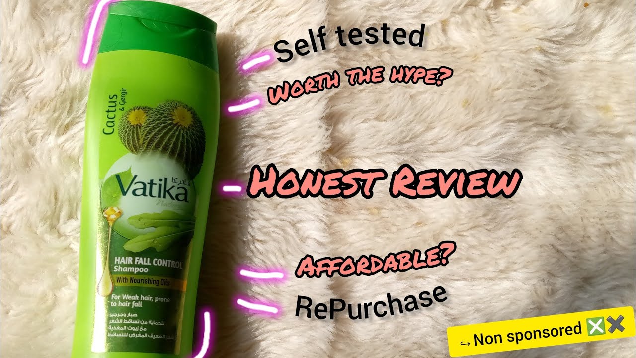 Vatika Naturals Cactus and Gergir Shampoo | Honest REVIEW | Worth ...
