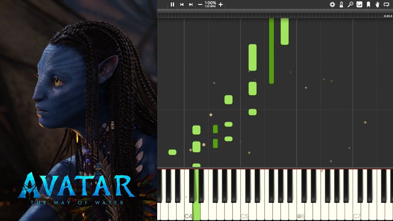 The Songcord - Avatar The Way of Water (Piano Tutorial) - YouTube