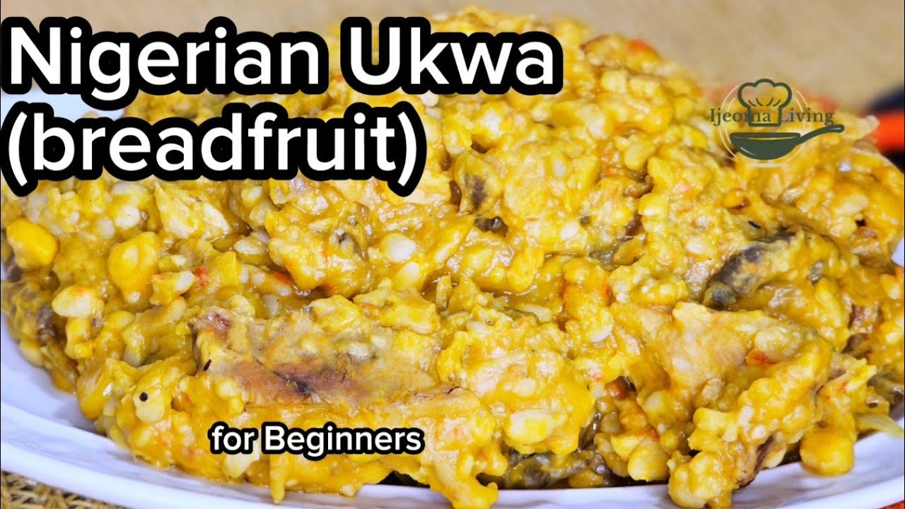 How to Cook Ukwa Porridge.Breadfruit Porridge. Nigerian food. - YouTube